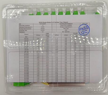 2x32 PLC Splitter Module EPON BPON GPON Fiber Splitter Types